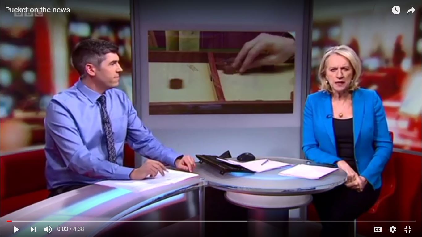 Pucket on BBC news | Et Games